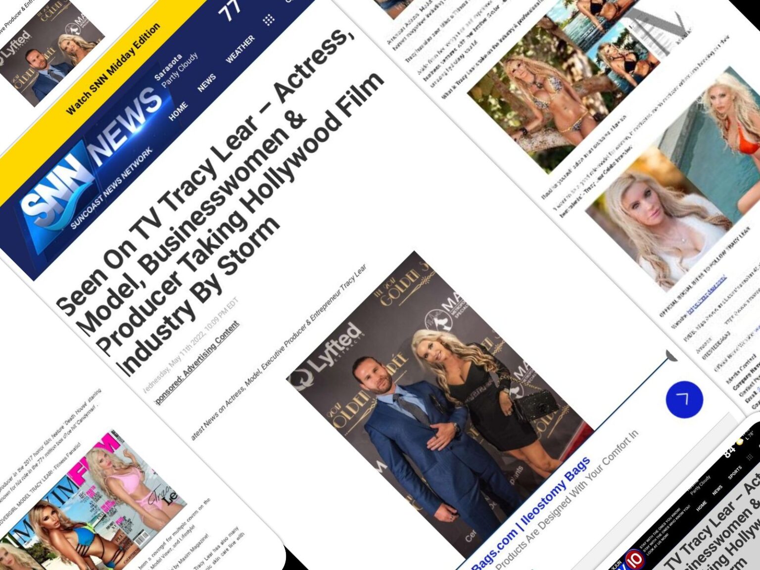 HOTTEST CELEBS & ENTERTAINMENT : ACTRESS, PRODUCER & MODEL TRACY LEAR ...