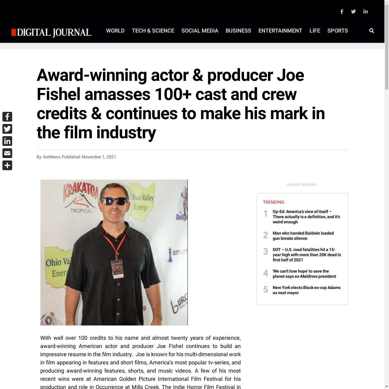 EXCLUSIVE: AWARD WINNING ACTOR & PRODUCER JOE FISHEL TALKS LATEST ROLES ...