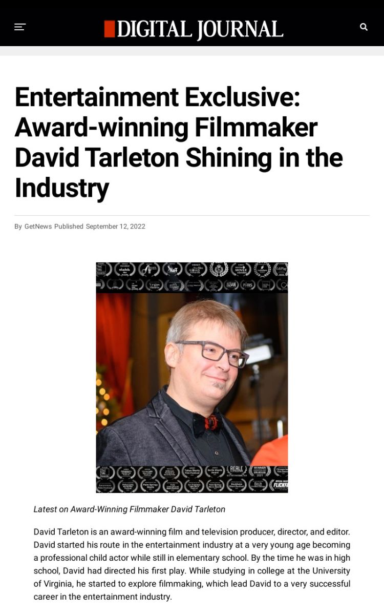 EXCLUSIVE: Award-Winning ‘HUNTER’ DIRECTOR DAVID TARLETON’S LATEST FILM ...