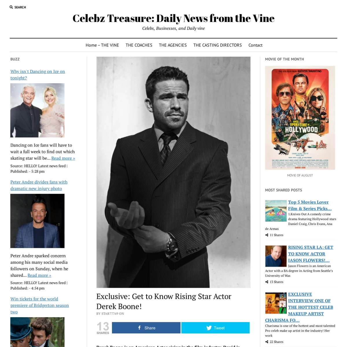 EXCLUSIVE FILM & TALENT: STARRING IN DISNEY TO HBO MAX MORE ON ACTOR ...